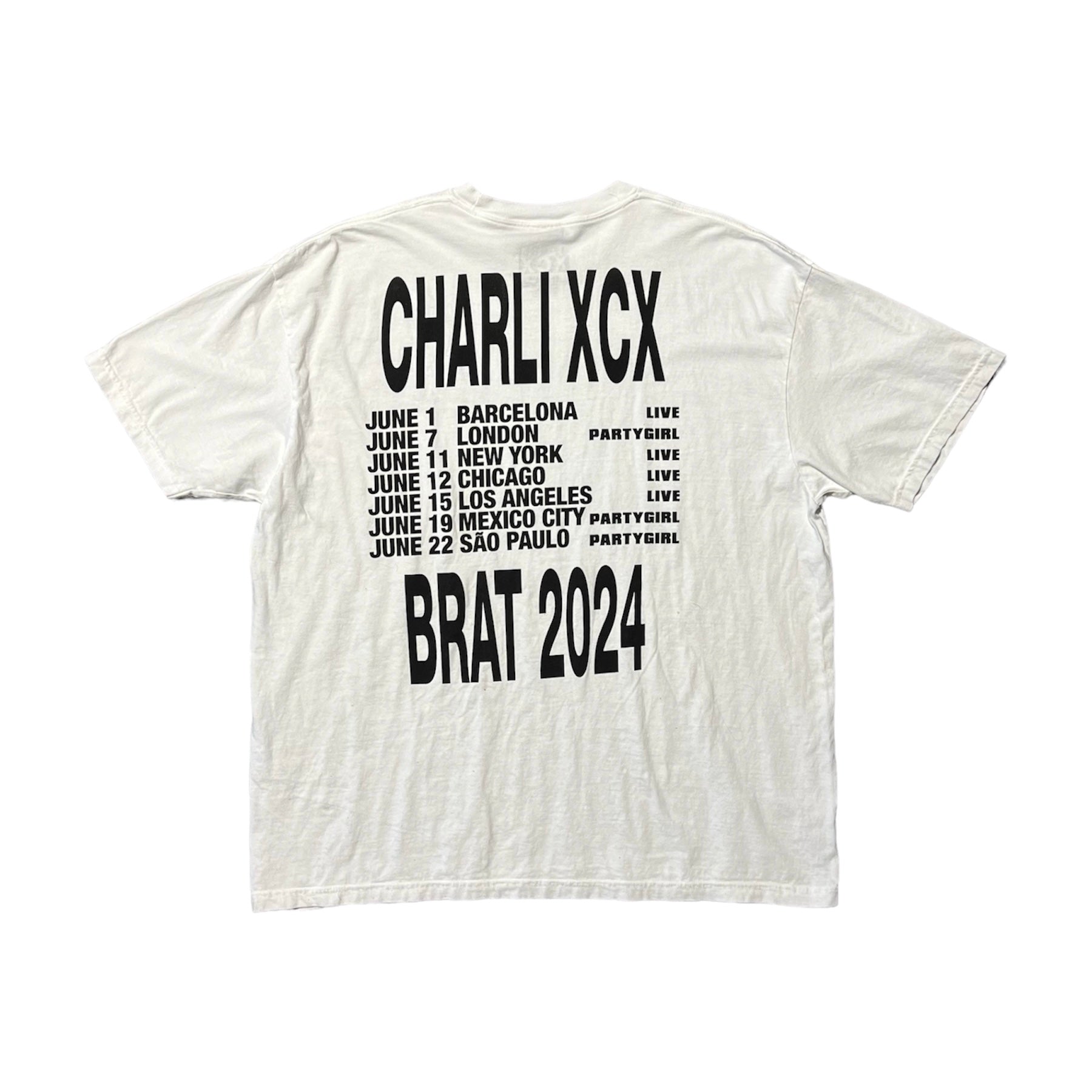 Charli XCX Brat 2024 Tour Tee (XXL) – Niche Exhibit