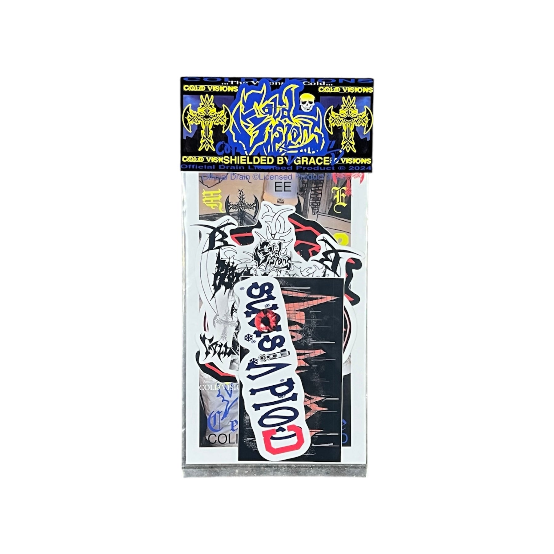 Bladee Cold Visions Sticker Pack – Niche Exhibit