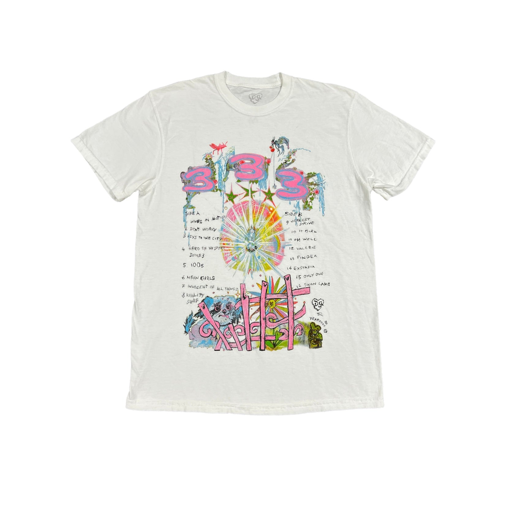 Bladee 333 Tee (Size M) – Niche Exhibit