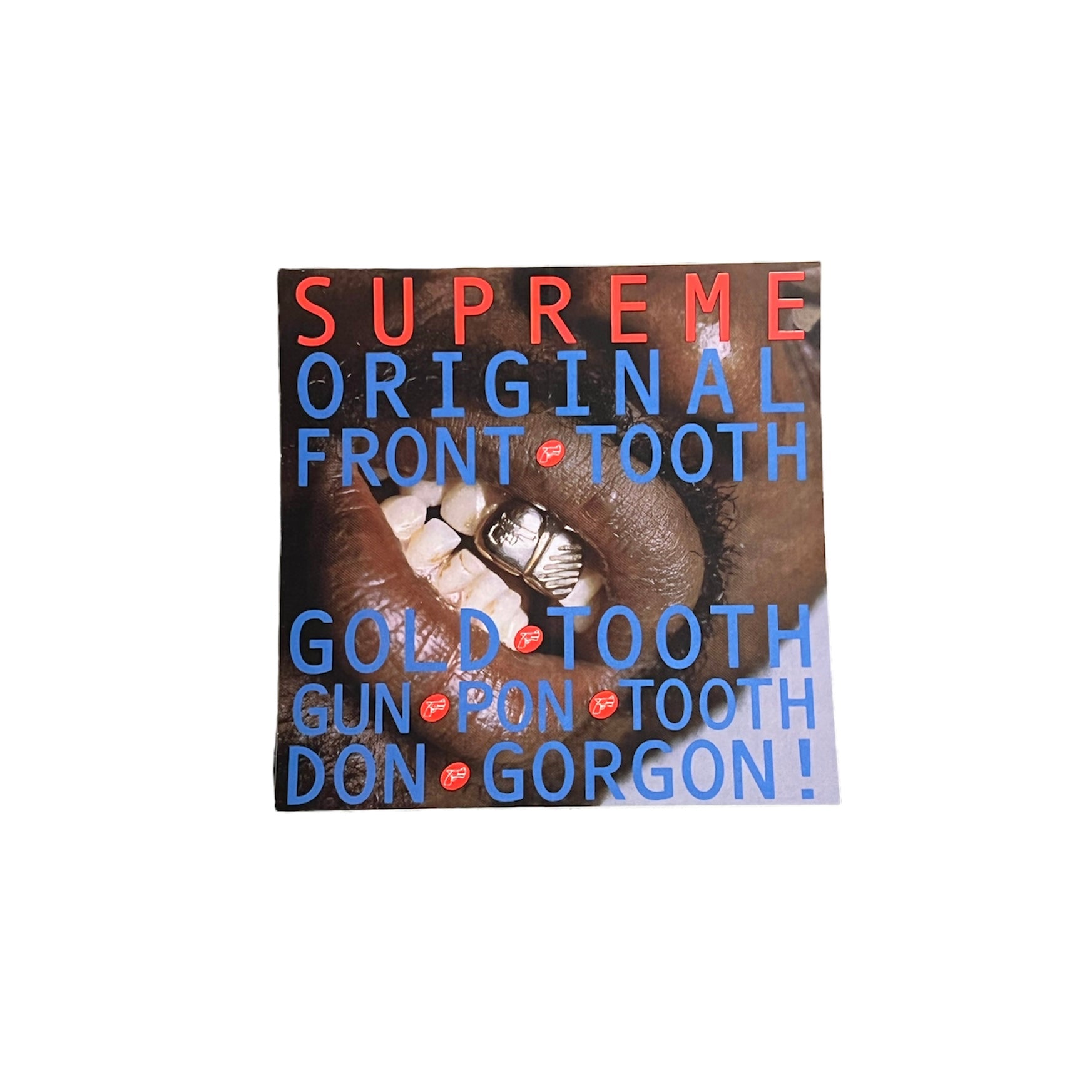 Supreme SS15 Ninjaman Gold Tooth Sticker – Niche Exhibit